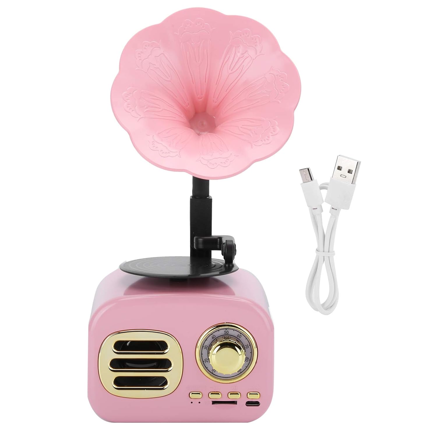 Speaker Phonograph Vintage Retro Loudspeaker Box, Old Fashioned Classic ...