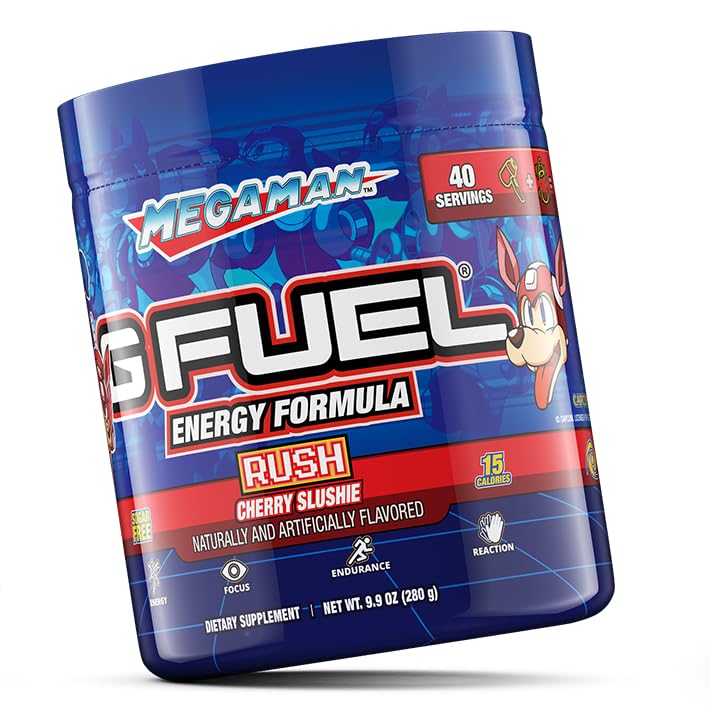 Snapklik.com : G Fuel Megaman Energy Powder, Sugar Free, Clean Caffeine ...