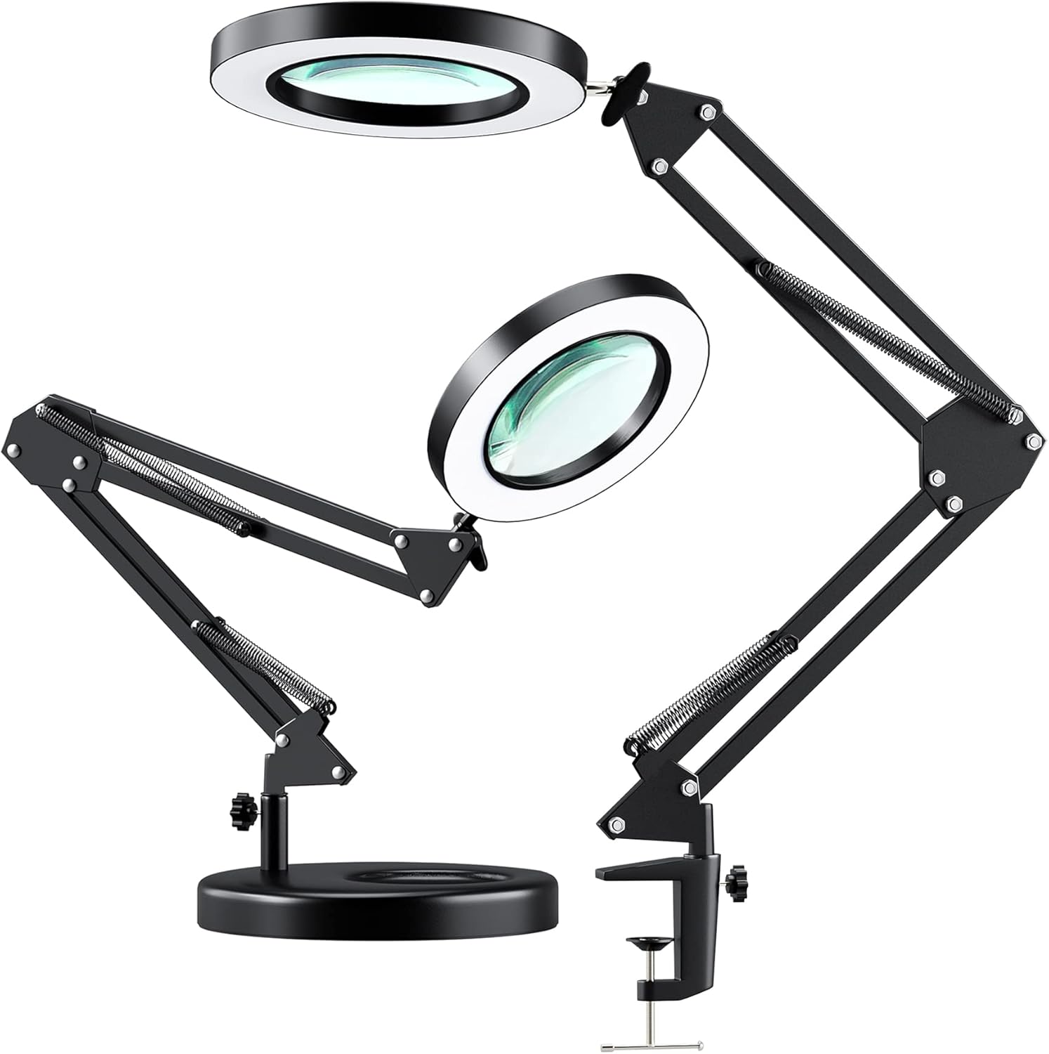 Amazon.com: 5X LED Magnifying Lamp, HITTI 1,800 Lumens Stepless ...