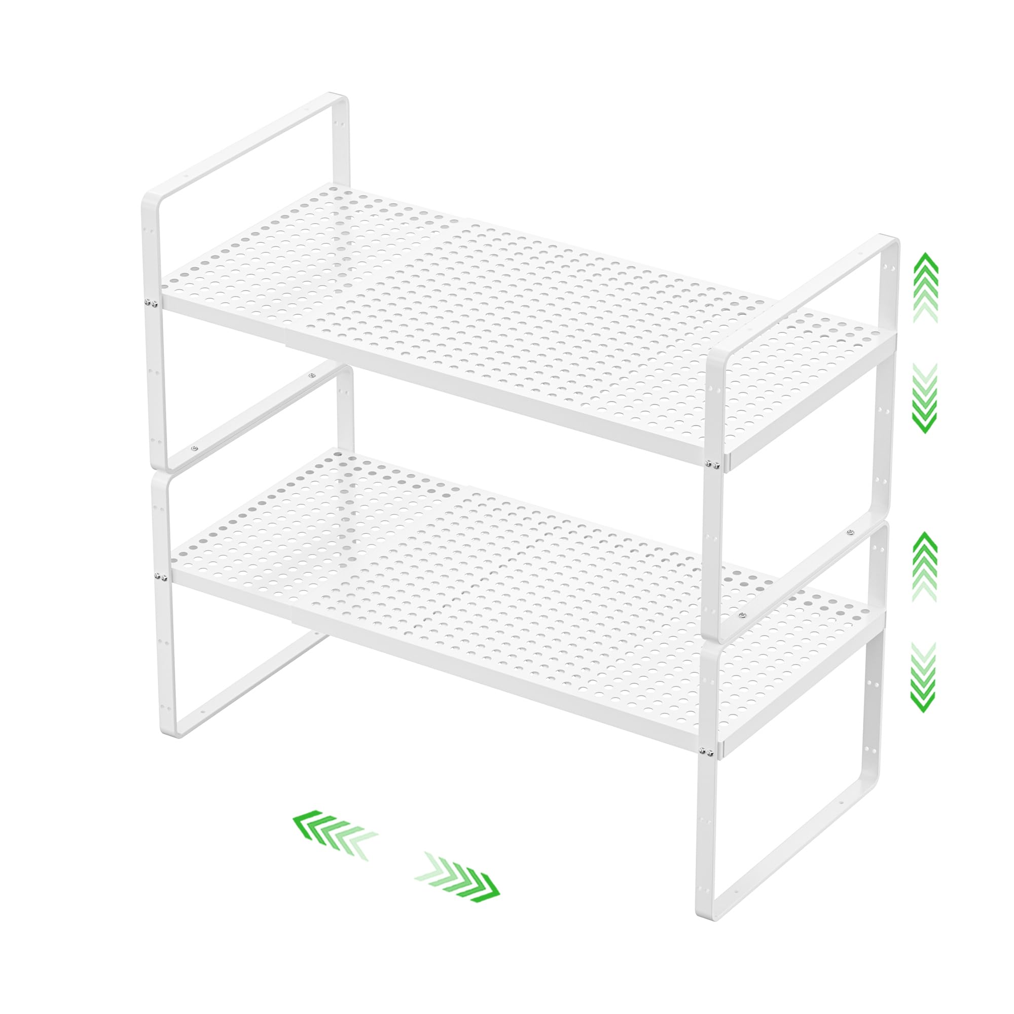 SOFRON Expandable Cabinet Storage Shelf Stackable Organizer Rack for ...