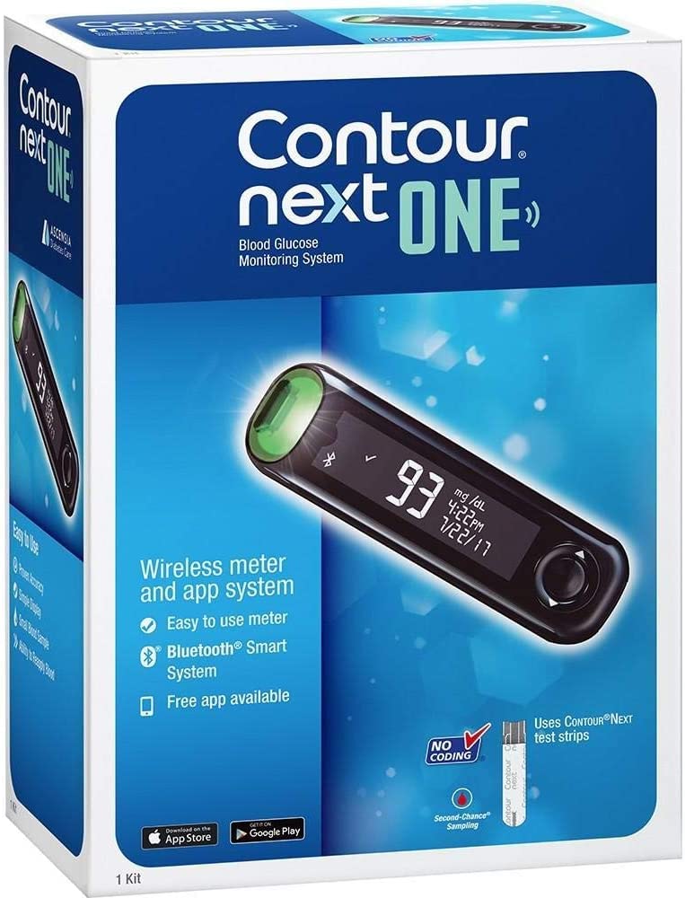 Contour Next One Blood Glucose Monitoring System: Buy Online at Best ...
