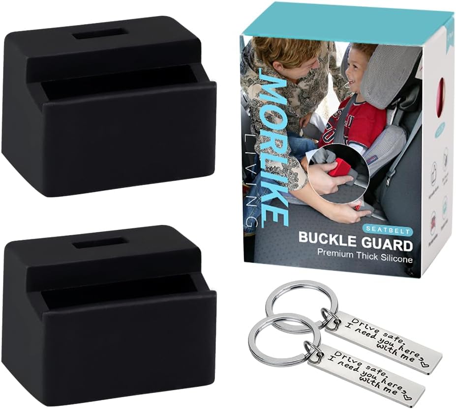 Amazon.com: Buckle Guard PRO Seat Belt Button Cover - Helps Keep Kids ...