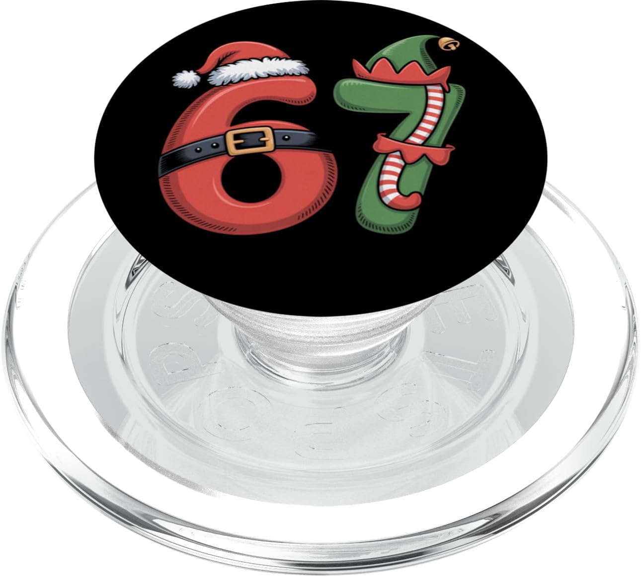 Weihnachten 67 Meme 67 Santa Elf - Six Seven PopSockets PopGrip für ...