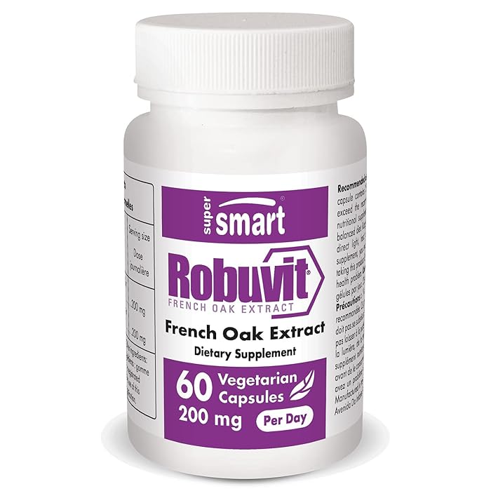 Buy Supersmart - Robuvit® 200 mg Per Day - French Oak Wood Extract for ...