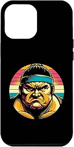 Amazon.com: iPhone 13 Pro Max Retro Sumo Wrestler Wrestle Funny ...