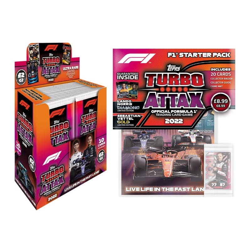 Buy 2022 Topps Formula 1 Turbo Attax Cards Starter Pack Bundle Includes ...