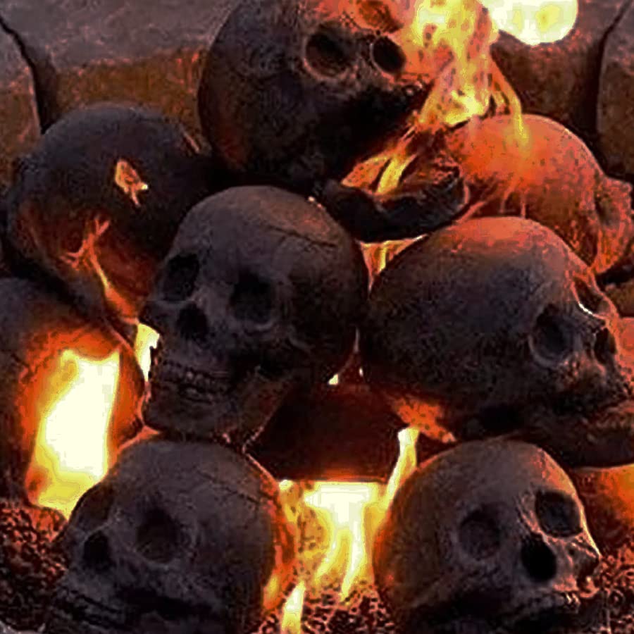 Snapklik.com : Barton Imitated Human Skull Ceramic Indoor Or Outdoor ...