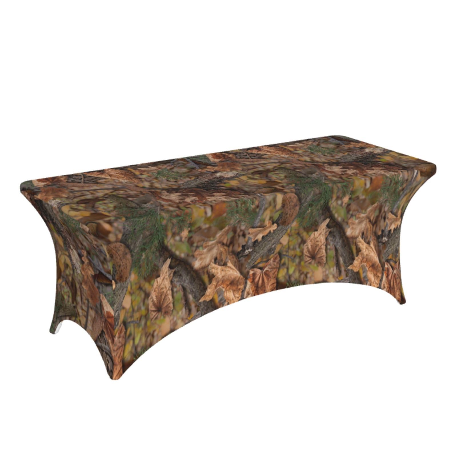 Amazon.com: XBFCDN Hunting Camo 6 Ft Elastic Table Cover Fitted ...