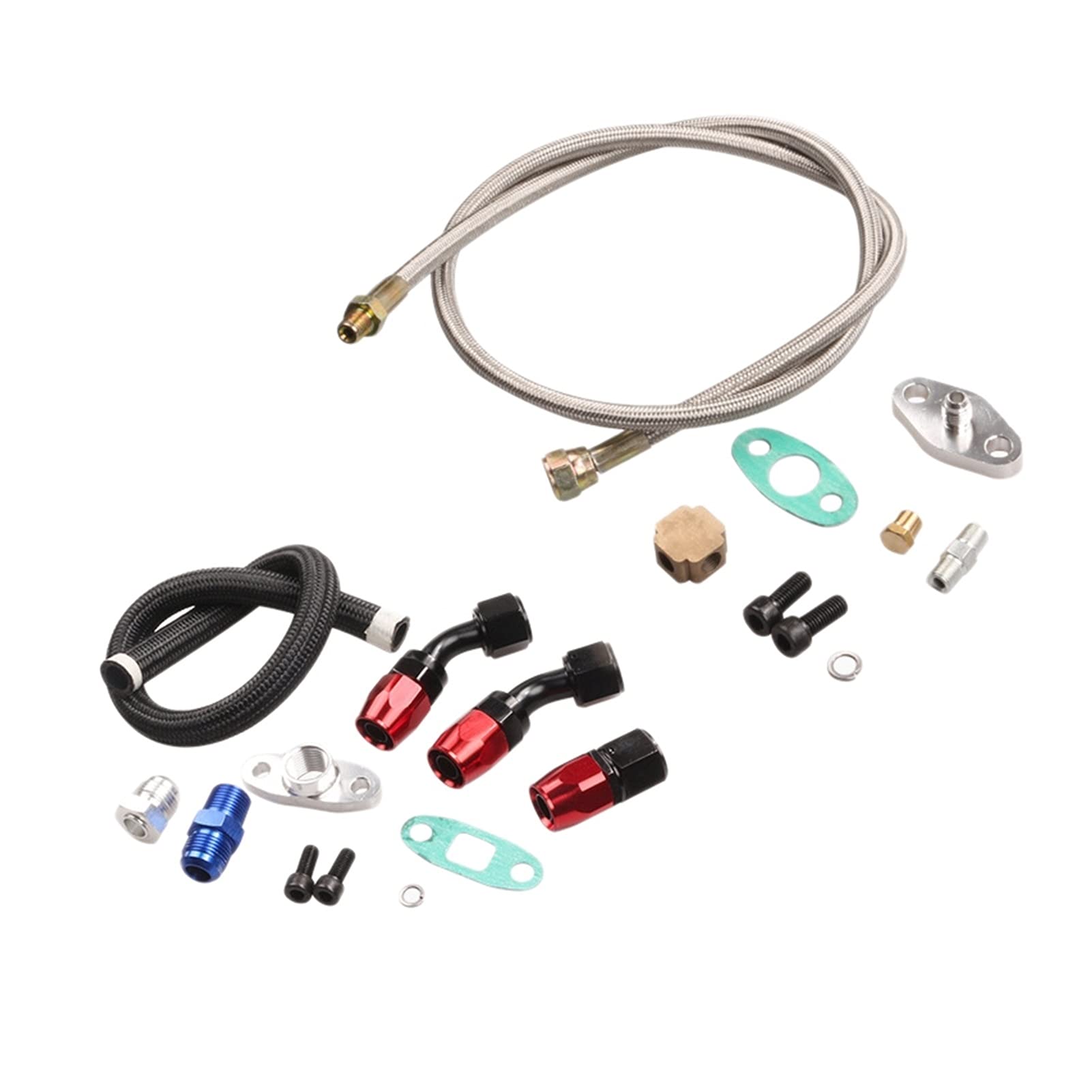 Buy SYUMING Fit For 3 T4 T3/T4 T70 T66 To 4E Turbine Oil Supply And ...