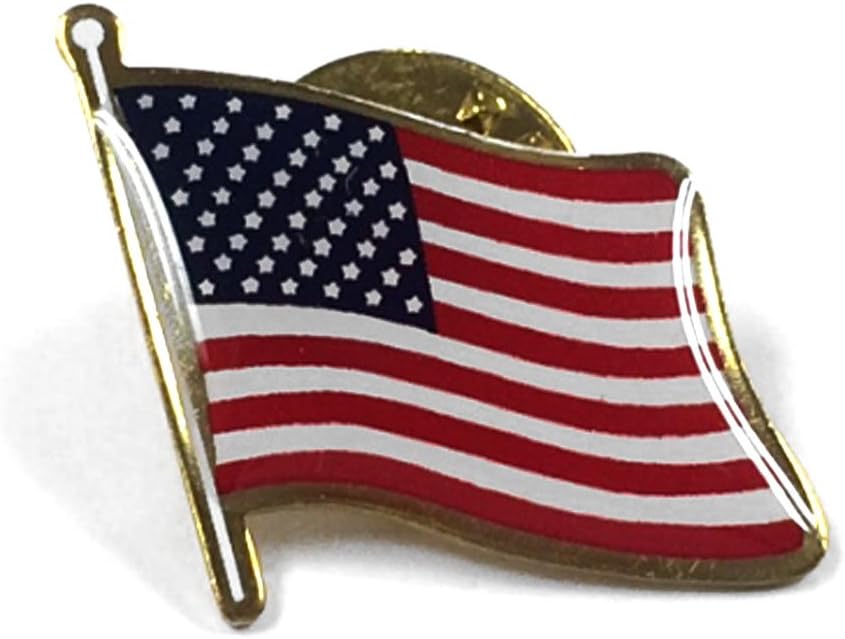 Amazon.com: American Waving Flag Lapel Pin - Proudly Made in the USA ...