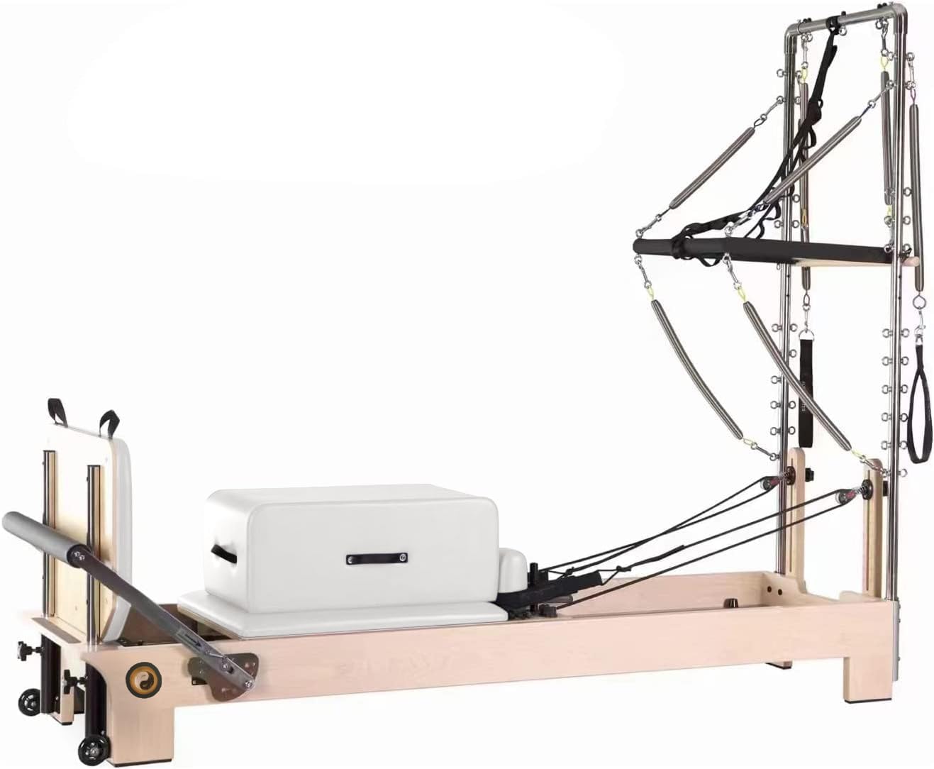 Amazon.com : Maplewood Pilates Reformer with Tower - Half Trapeze ...