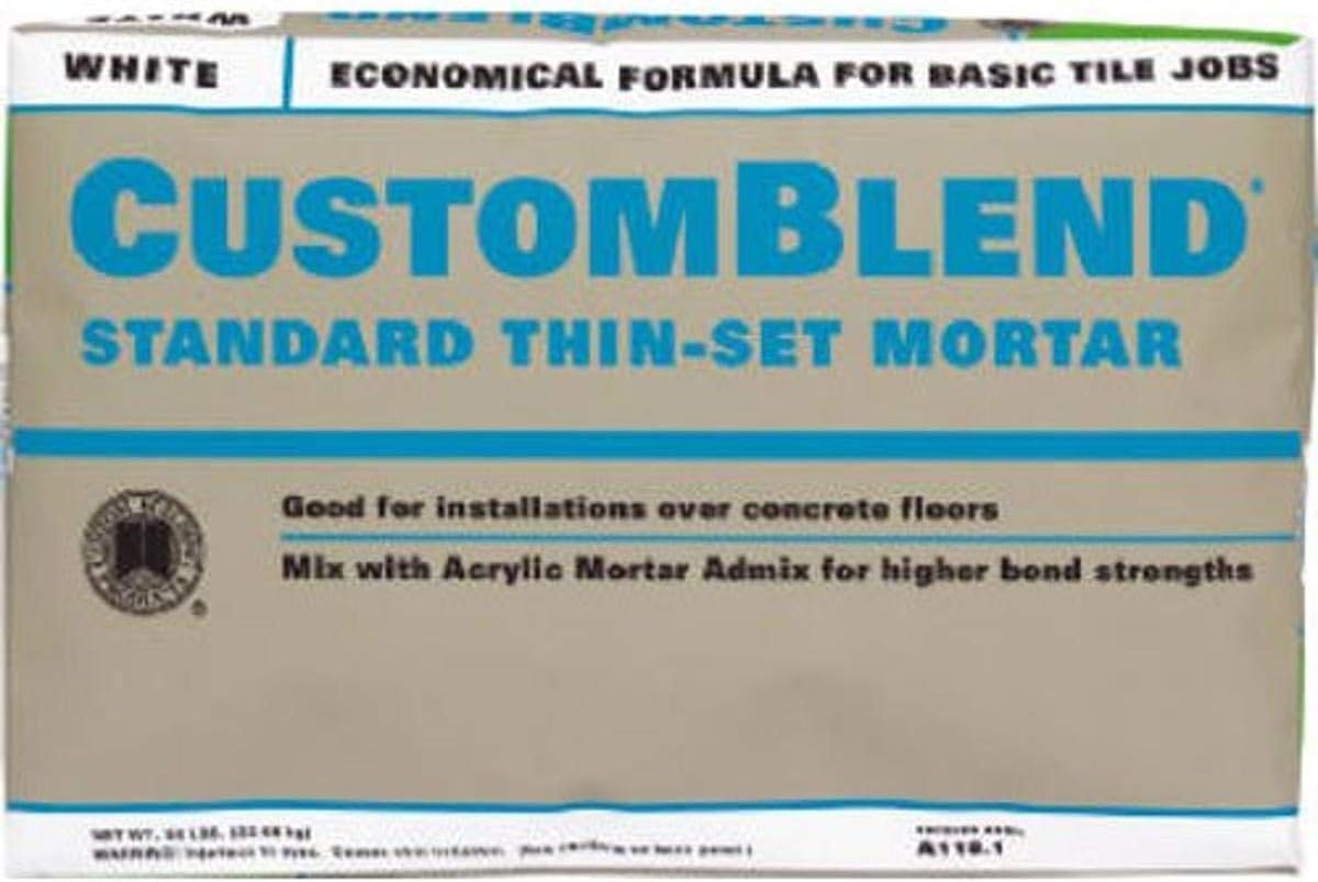 Custom Building Products CBTSW50 50 Lb White Custom Blend Thin-Set ...