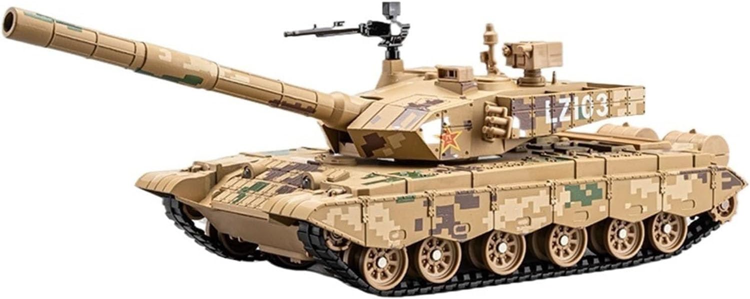 Magicwand 1:36 Scale Die-Cast T99A Armoured Battle Tank【Large】【Box Packing】 with Missile Shooter ...