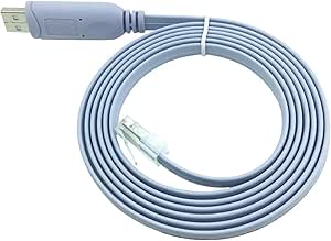 Amazon.com: TECKEEN Router Rollover Console Cable, USB to RJ45 Serial ...