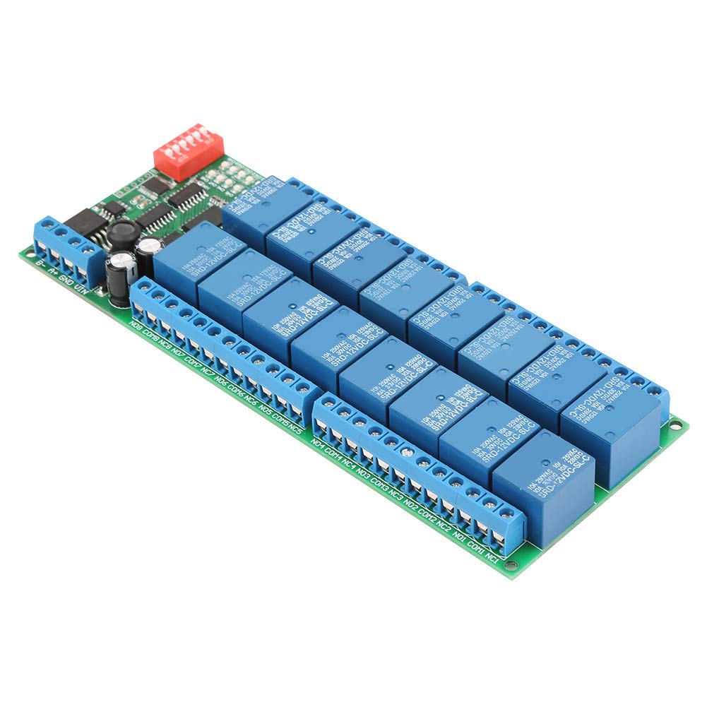 Buy RTU Mode Serial Port Switch MODBUS Mode 16 Channel RS485 Relay ...