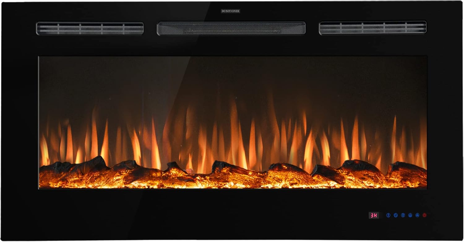 Buy Dreamflame 36 inch Electric Fireplace Inserts,Linear Recessed ...