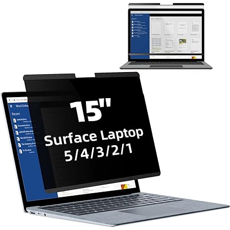 Amazon.com: Mamol Magnetic Privacy Screen for 15 inch Surface Laptop 5 ...