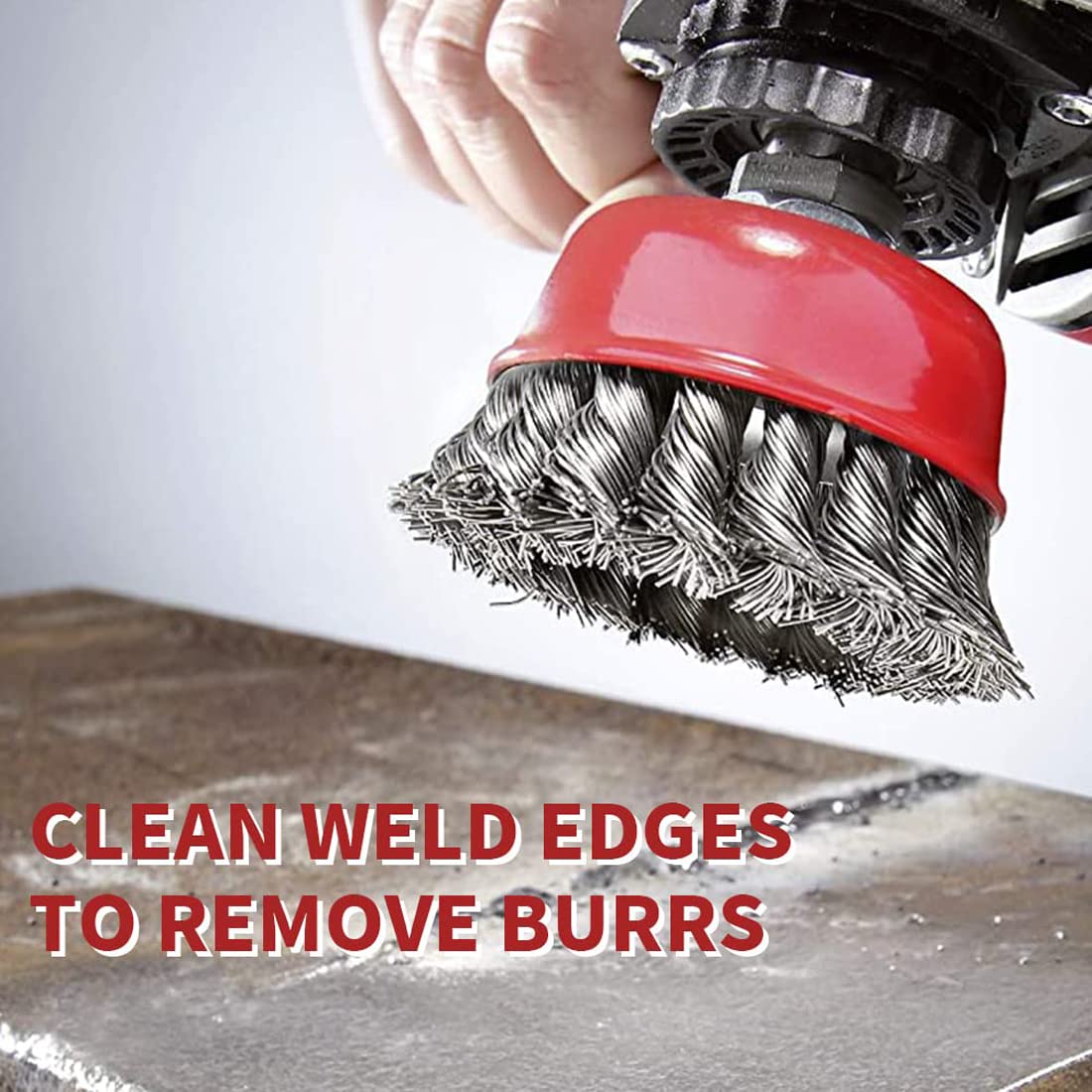 Snapklik.com : Wire Wheel Brush Cup Brush, 4 Pack25 Inch Twisted ...