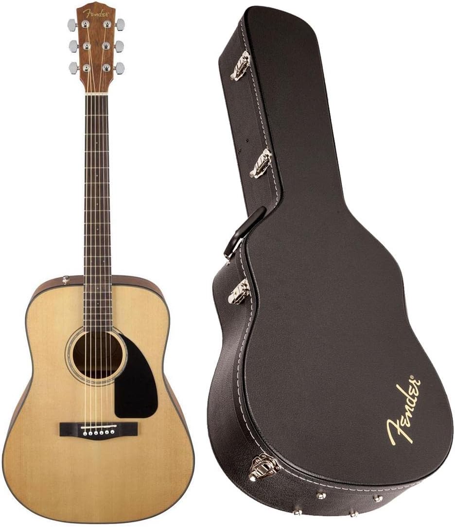 Amazon.com: Fender CD-60 Dreadnought V3 Acoustic Guitar, with 2-Year ...