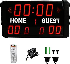 Portable Electronic Scoreboard, 11 Digits Professional Contest Digital ...