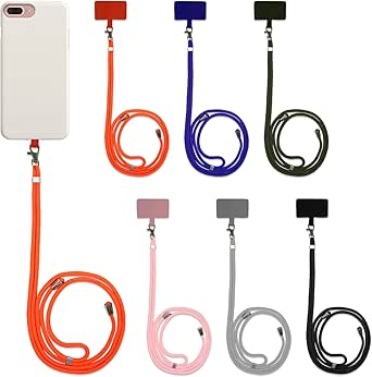 Amazon.com: Yitexin 6 Pcs Universal Phone Lanyards with Tether Tabs ...