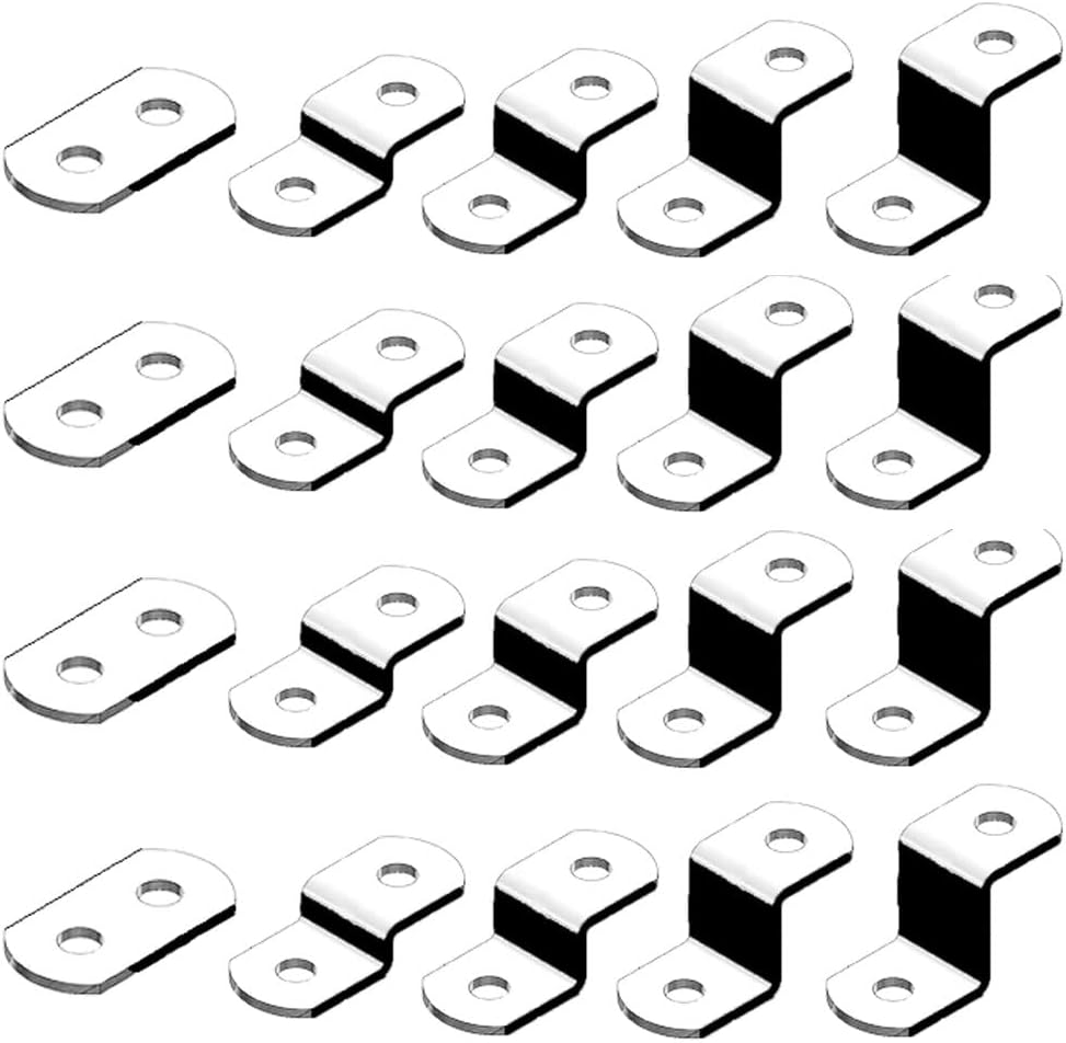 Offset Canvas Clips for Picture Framing Assorted Small Sizes, 10 Each 0 ...