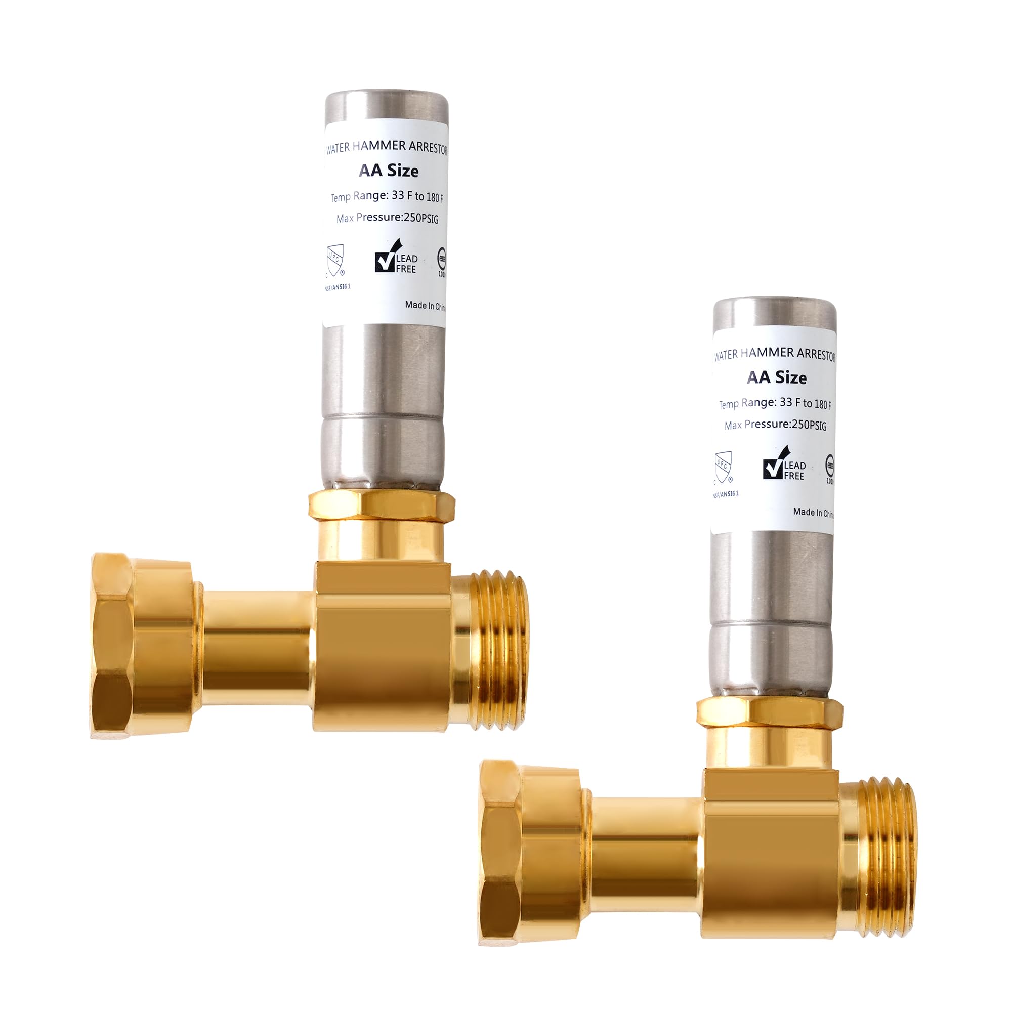 Amazon.com: (2-Pack) Yqimtion Water Hammer Arrestor Washing Machine, 3/ ...