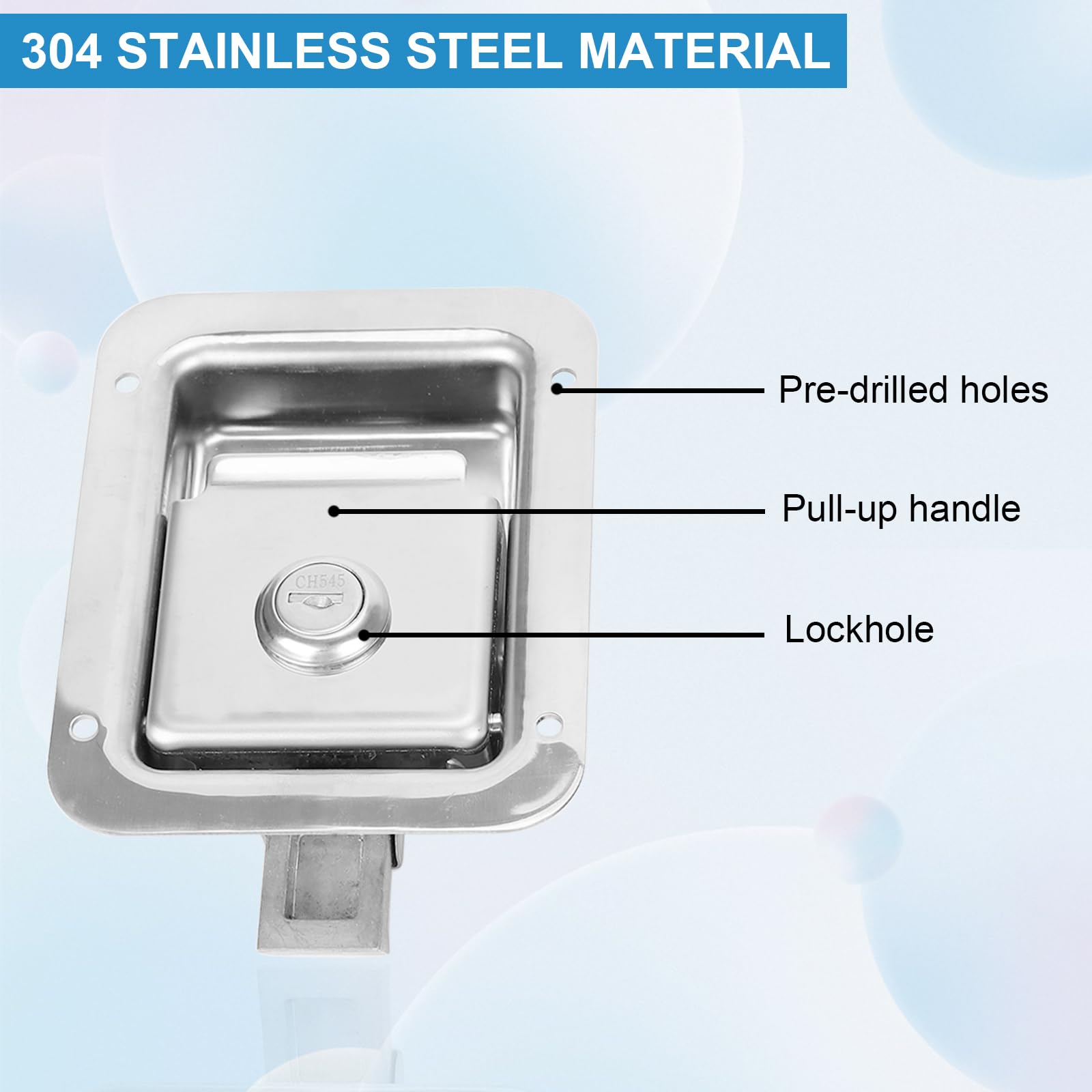 Snapklik.com : Confote Truck Tool Box Replacement Latch,Stainless Steel ...