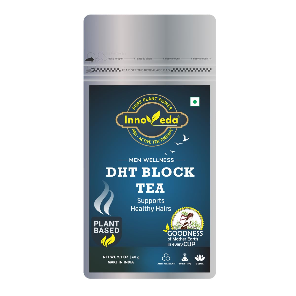 DHT Blocker Tea (1 Month Pack, 30 Tea Cups) - Helps with Hair Growth ...