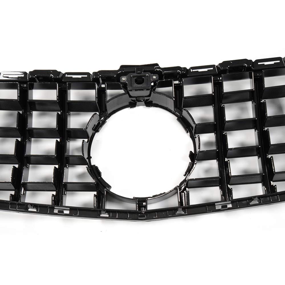 Hood Grille Front Grill Compatible For Mercedes Benz C Class C200 C250 ...
