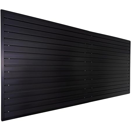 Slatwall Panel Garage Wall Organizer Heavy Duty Wall Mounted, PVC Slat ...