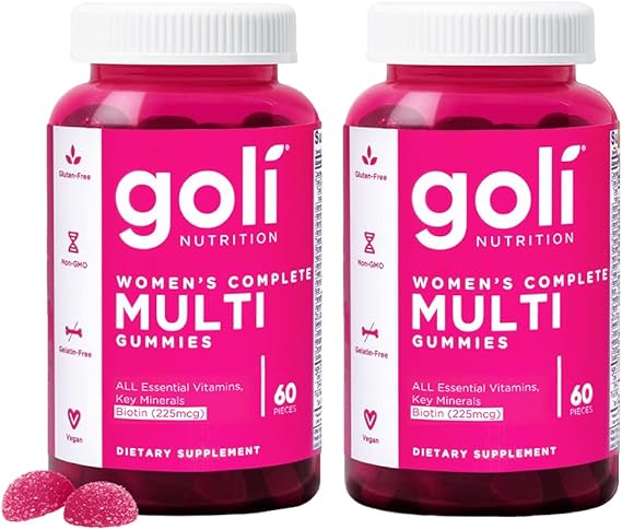 Amazon.com: Goli® Gomitas multivitamínicas para mujer, 120 unidades ...