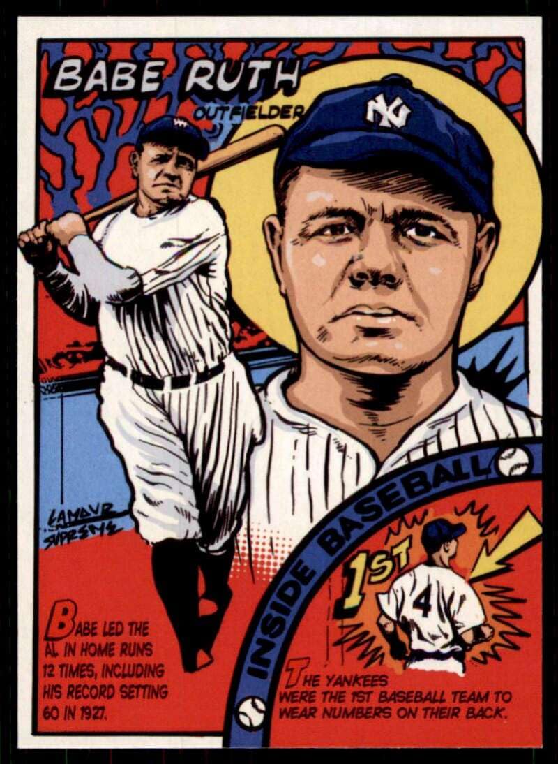 Babe Ruth Cartoon BB Moments: '32 WS, Gm 3: Babe Ruth's Called Shot