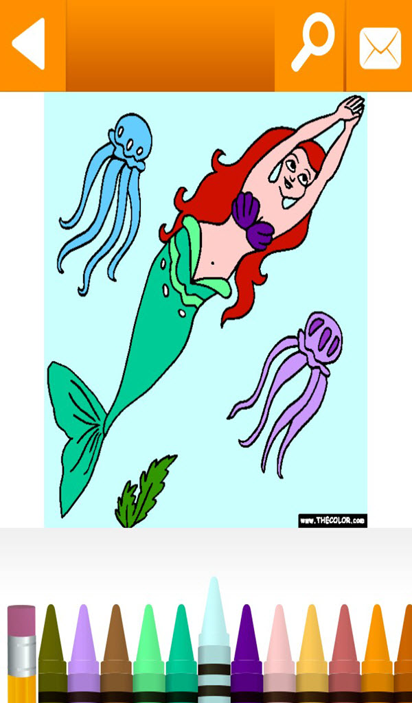 Aplicación Fables Mermaids Princess Coloring Pages Free en Amazon Appstore
