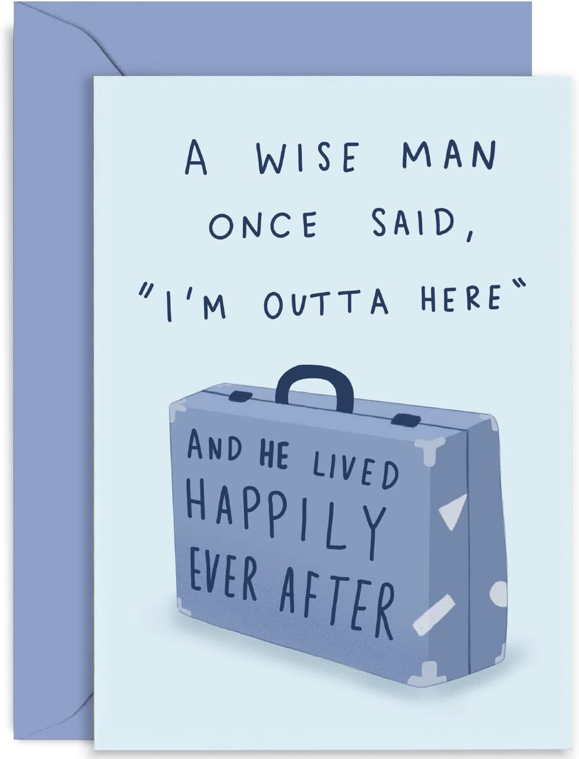 Old English Co. Funny Retirement Card for Men Him - 'A Wise Man Once ...
