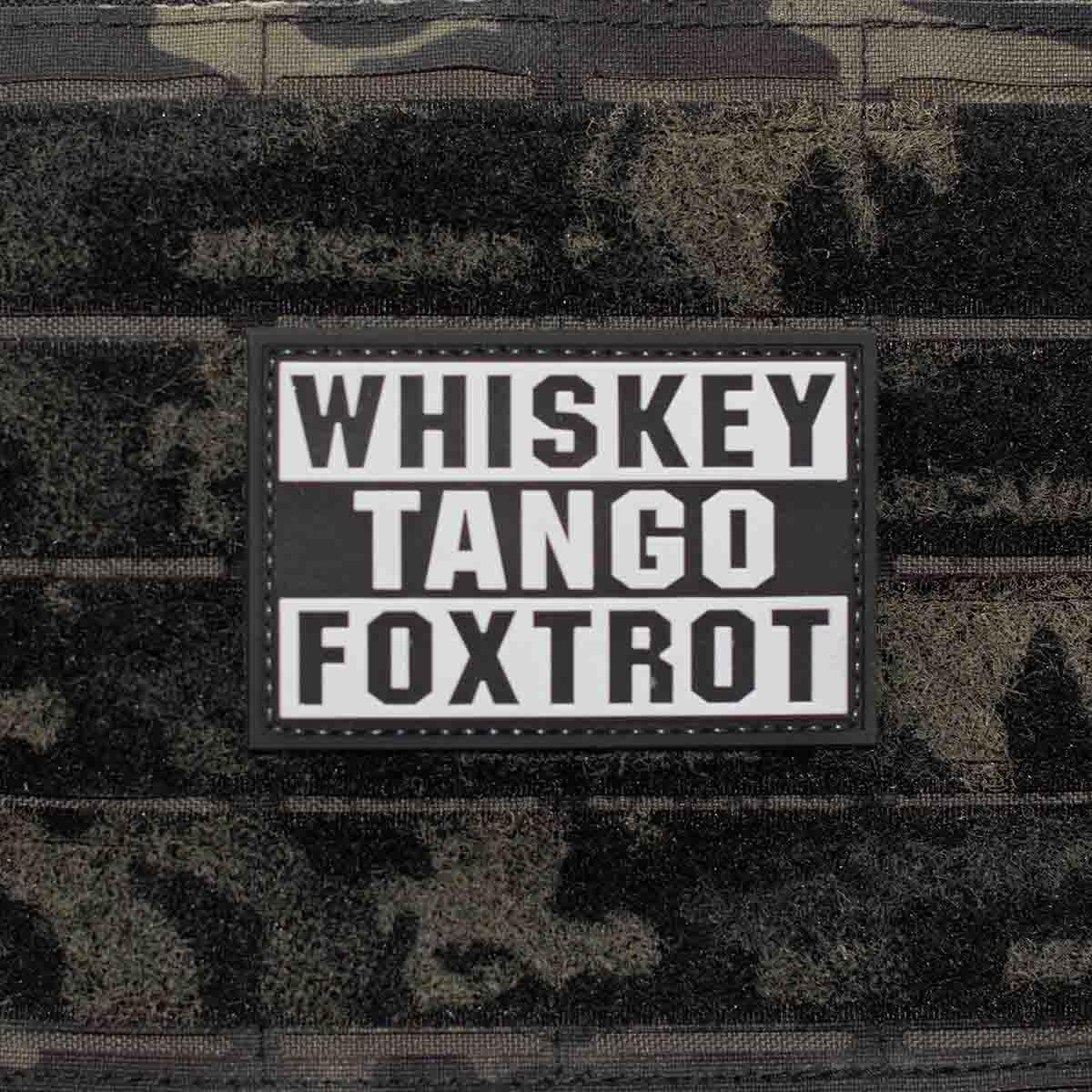 Snapklik.com : Shellback Tactical Whiskey Tango Foxtrot PVC Patch