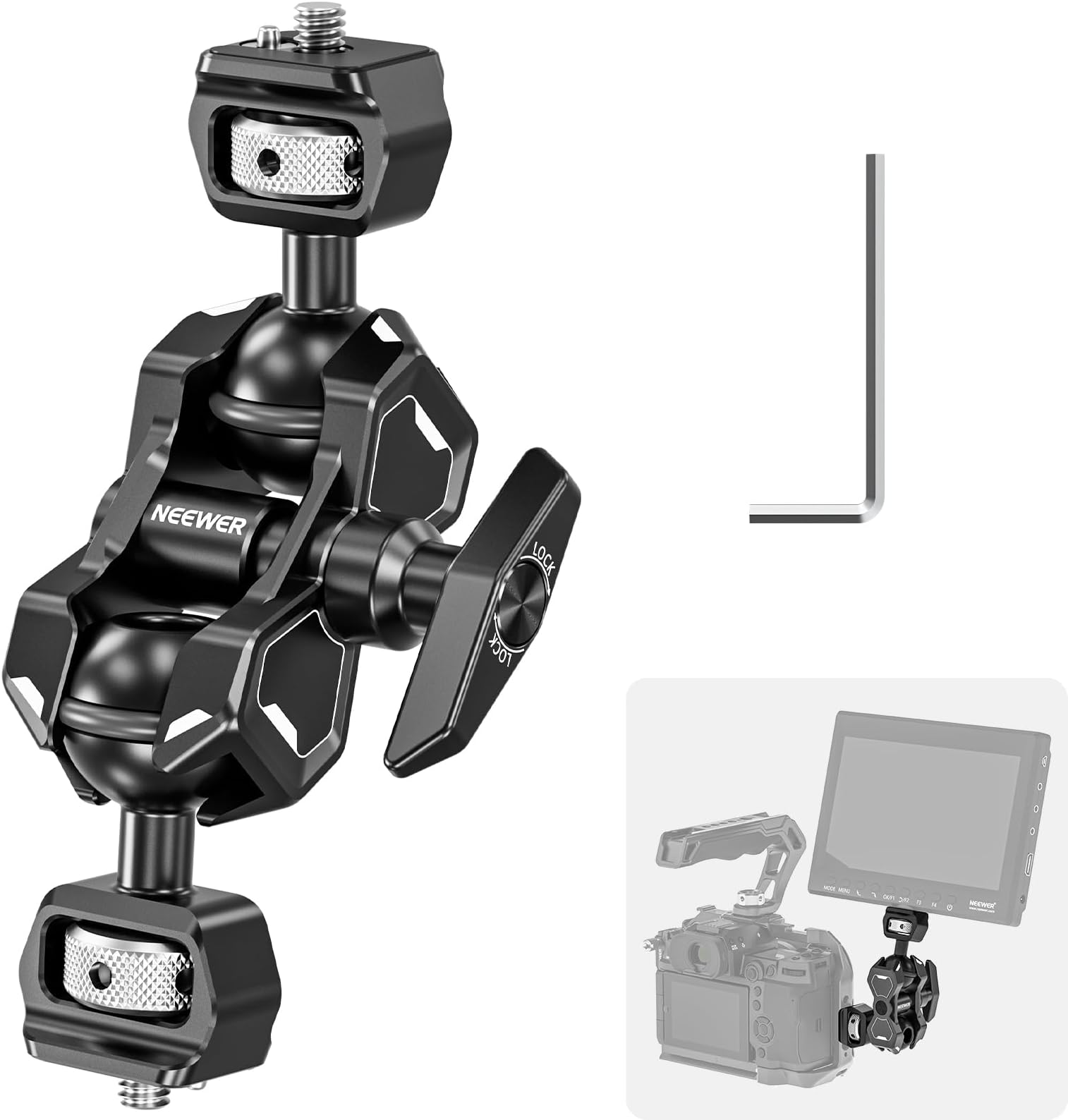 Amazon.com : NOGA HS9000 Set with Monitor Arm Camera Accessories ...