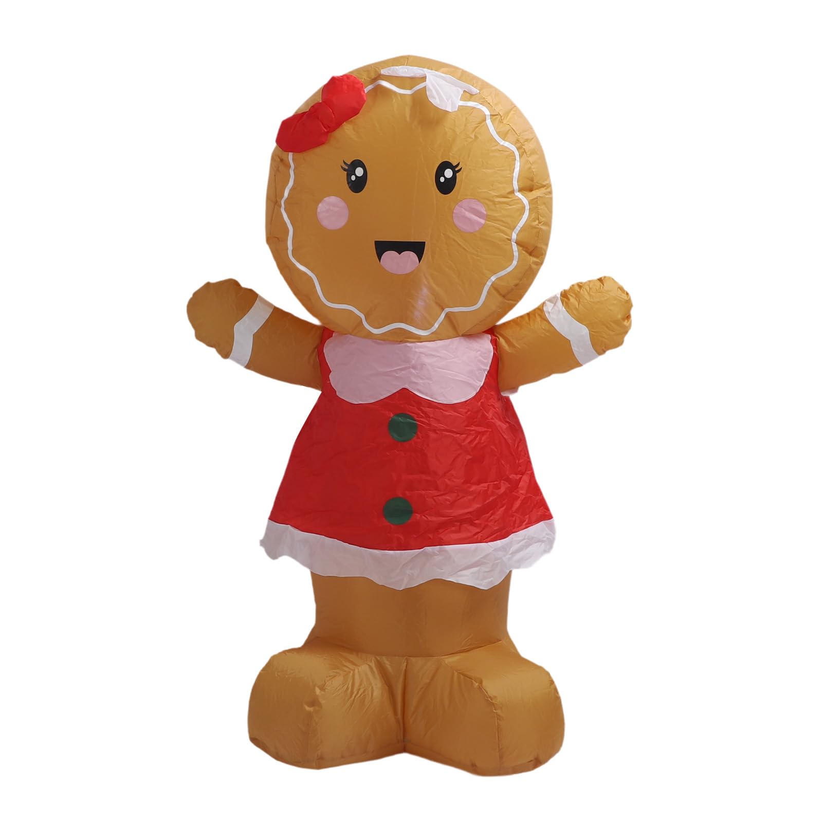 Amazon.com: Topyond 3.9FT Gingerbread Girl Inflatable Outdoor ...