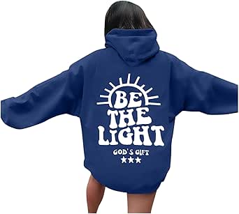 Christian Be The Light Sudaderas y sudaderas con capucha para mujer ...