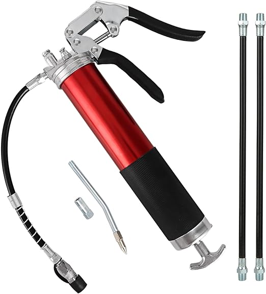 YAYODS Heavy Duty Grease Gun Tool, 7000 PSI Professional Hand Held ...