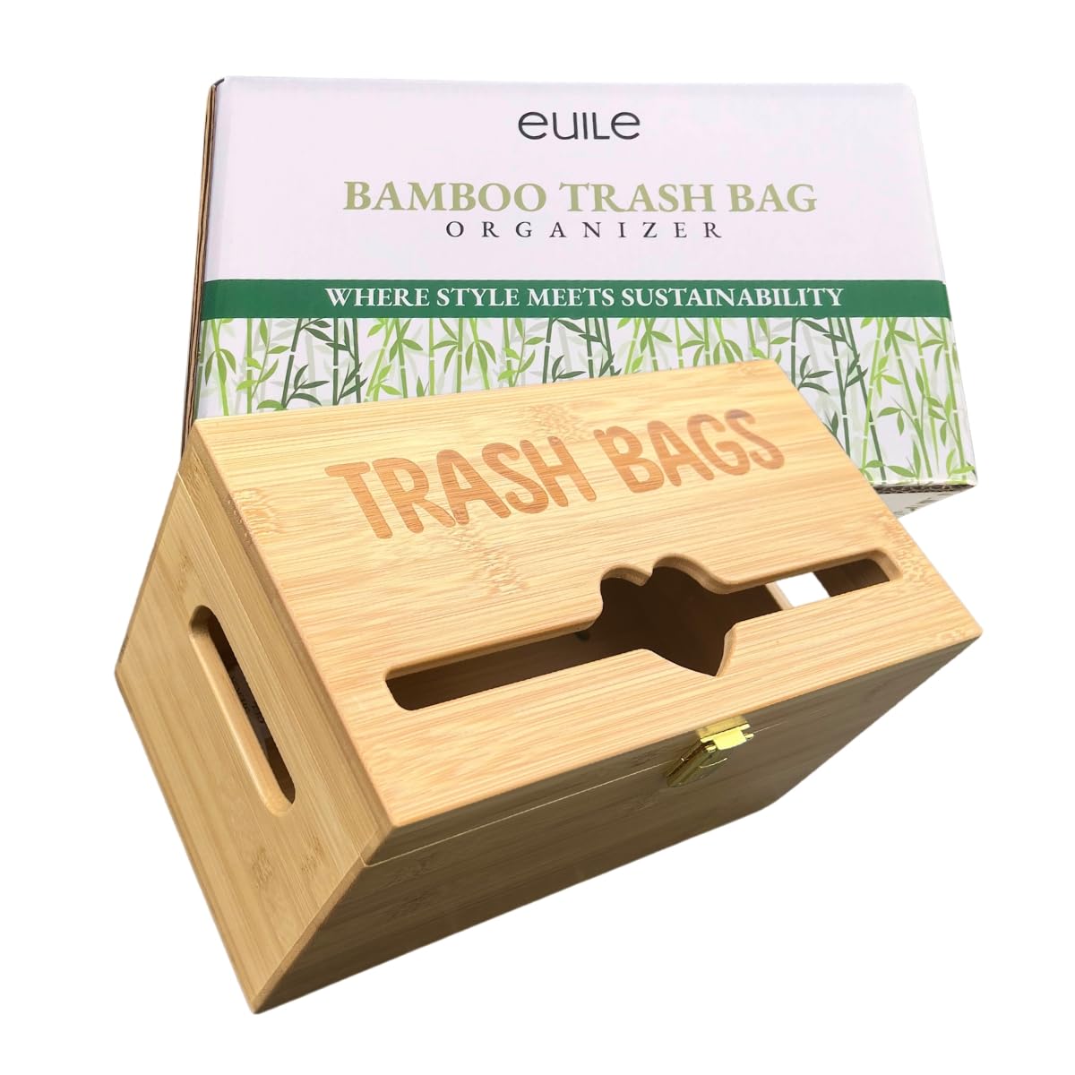 Decorative Trash Bags Holder & Dispenser - Wall-Mounted Garbage Bag ...