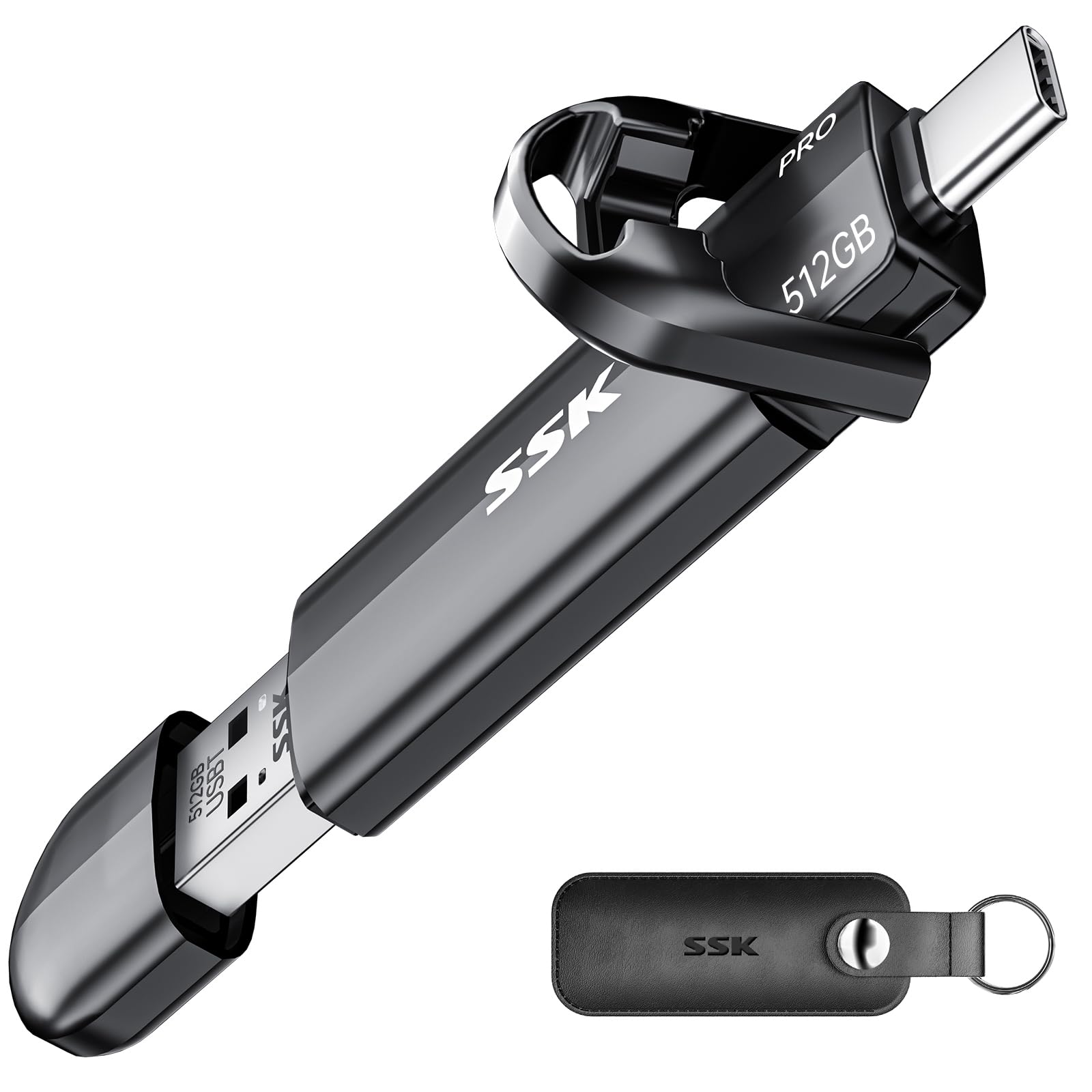 Amazon.com: SSK USB SSD External 512GB, 1000MB/s Solid State Drives No ...