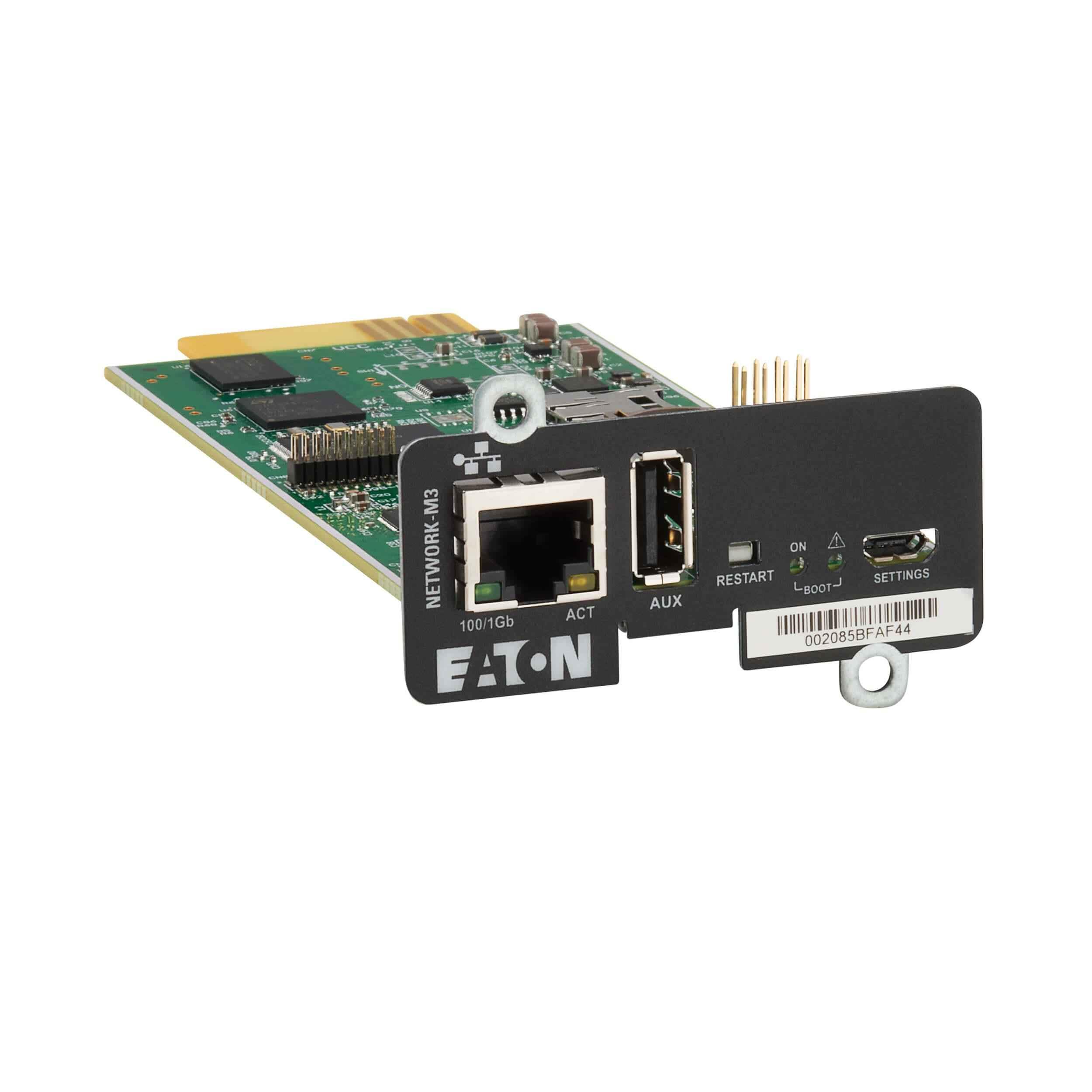 Amazon.com: Eaton Cybersecure Gigabit NETWORK-M3 Card for UPS and PDU ...