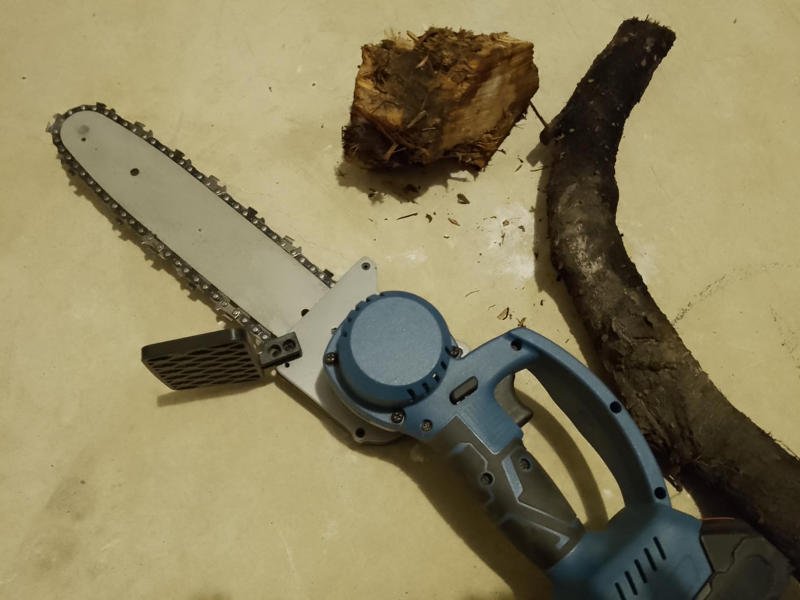 10'' Cordless Electric Wood Cutting Saw Cutter Chain saw with 2 ...