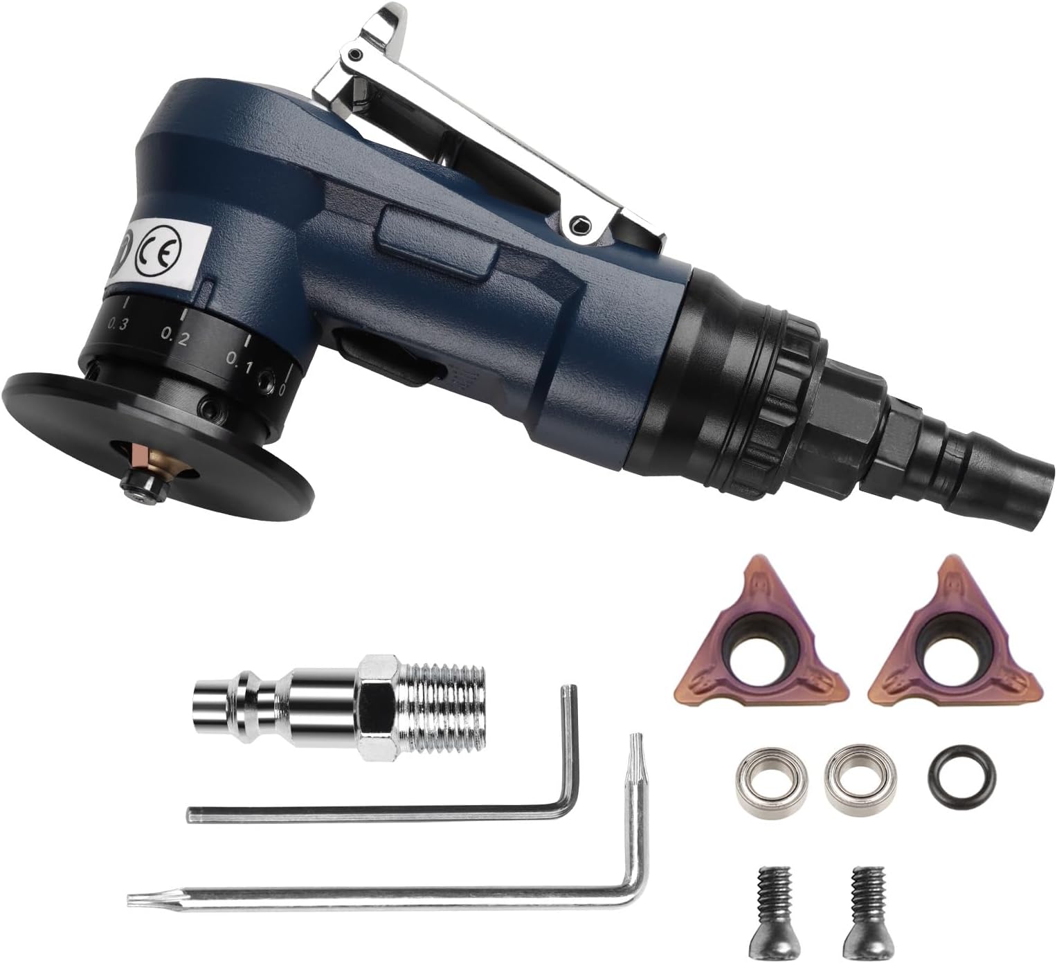 LOONPON Pneumatic Mini Chamfering Machine, Portable 45 Degree Beveling ...