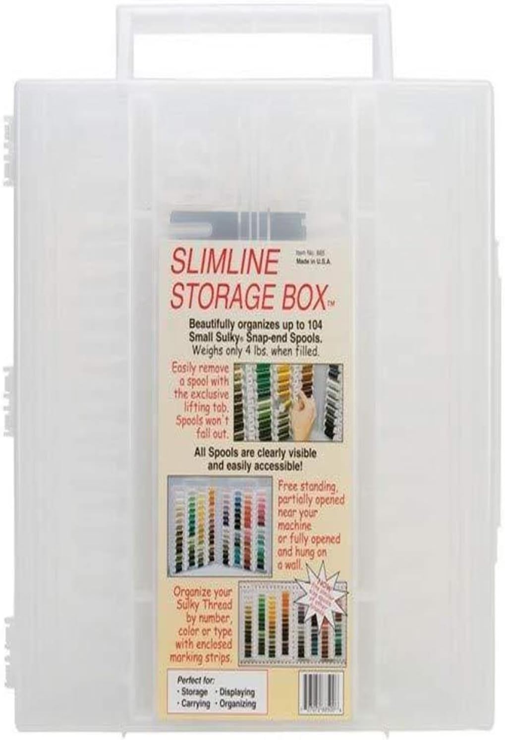 Amazon.com: Sulky 13x13 Storage Box, Clear : Arts, Crafts & Sewing