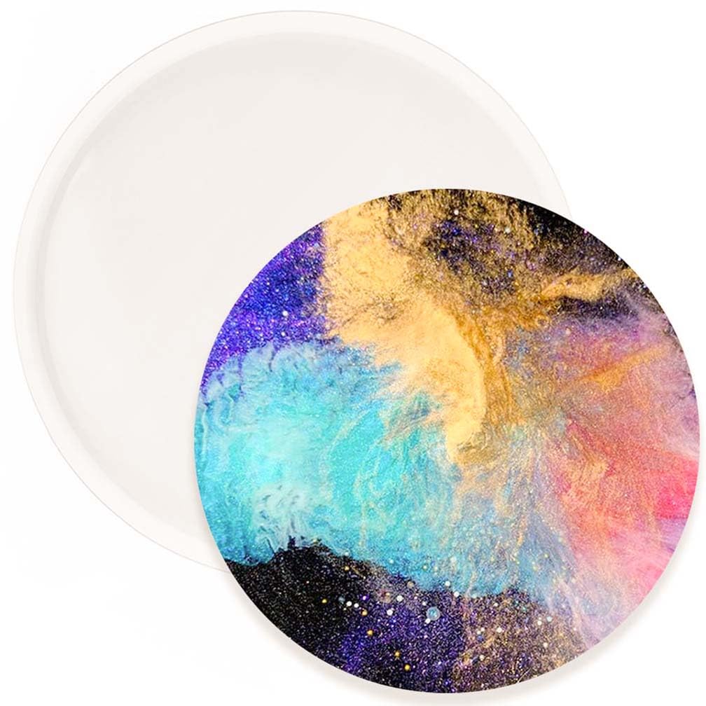 Amazon.com: Funshowcase Round Coaster Resin Epoxy Silicone Mold ...