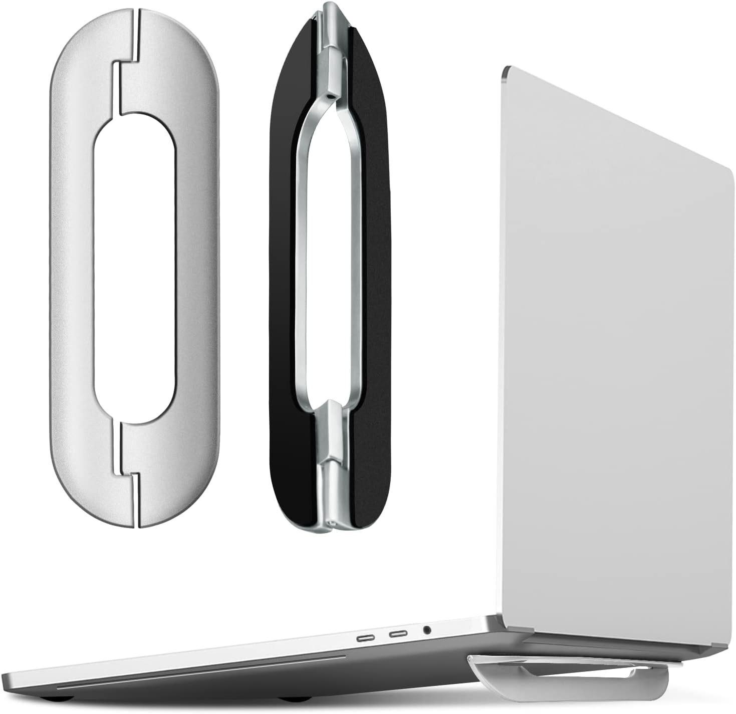 Yeswell Portable Invisible Laptop Stand, Foldable Ventilated Computer ...