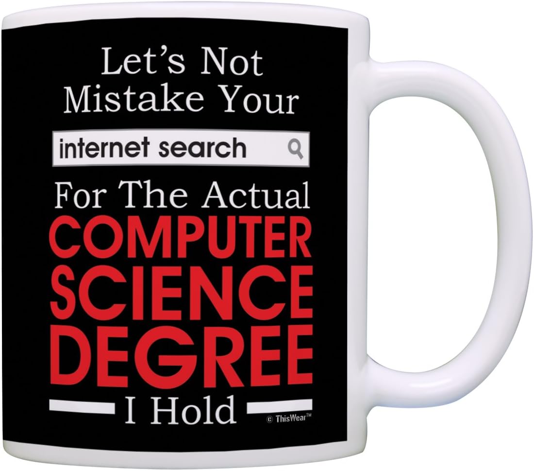 Amazon.com: Technology Nerd Gifts Mistake Internet Search Computer ...