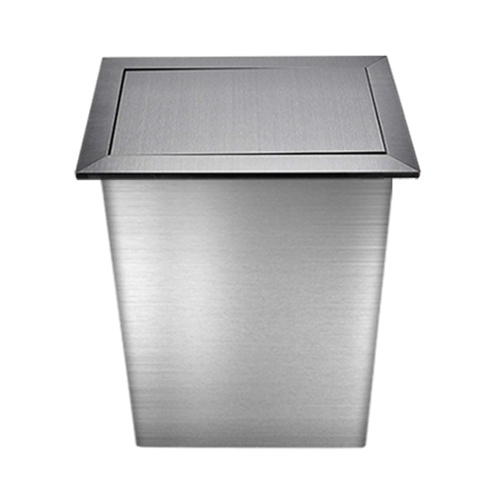 Buy TIM-LI T Bin Built-In Balance Flap Cover, Stainless Countertop Flap ...